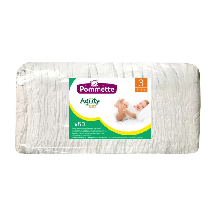 Pommette pelenka (3-as) 4 - 9 kg (50 db/cs) - Gregersen Bababolt